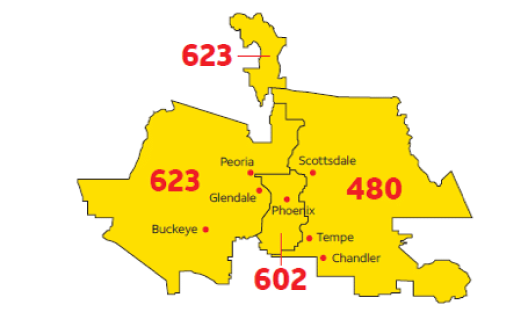 Phoenix AZ Business Internet | Area Codes 602, 480, & 623